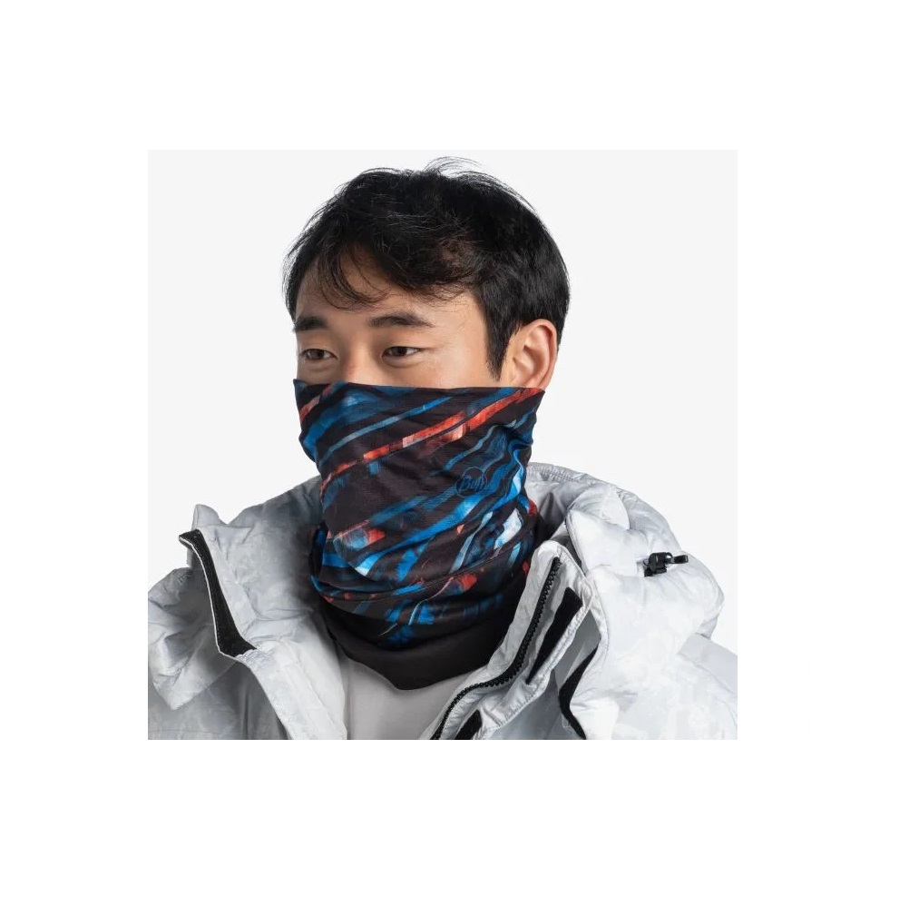 Buff Windproof Nekwarmer Zayu Zwart/Multi
