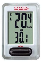 Cateye Velo Wireless+ VT210W Fietscomputer Draadloos Wit