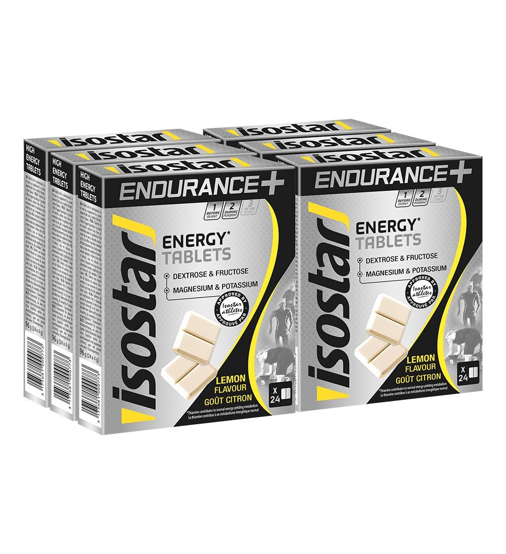 Isostar Energy Tablets Lemon 12 x 24 Tabletten