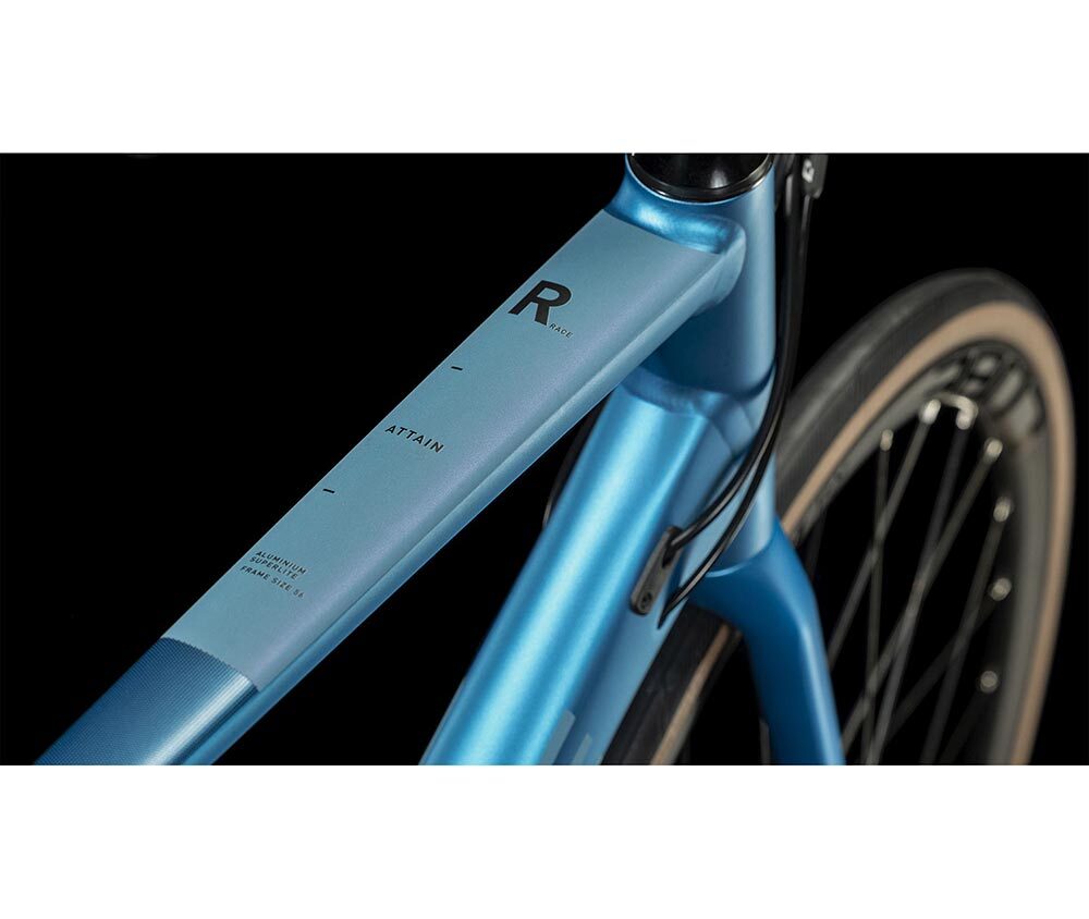 Cube Attain Race Racefiets Blauw Heren