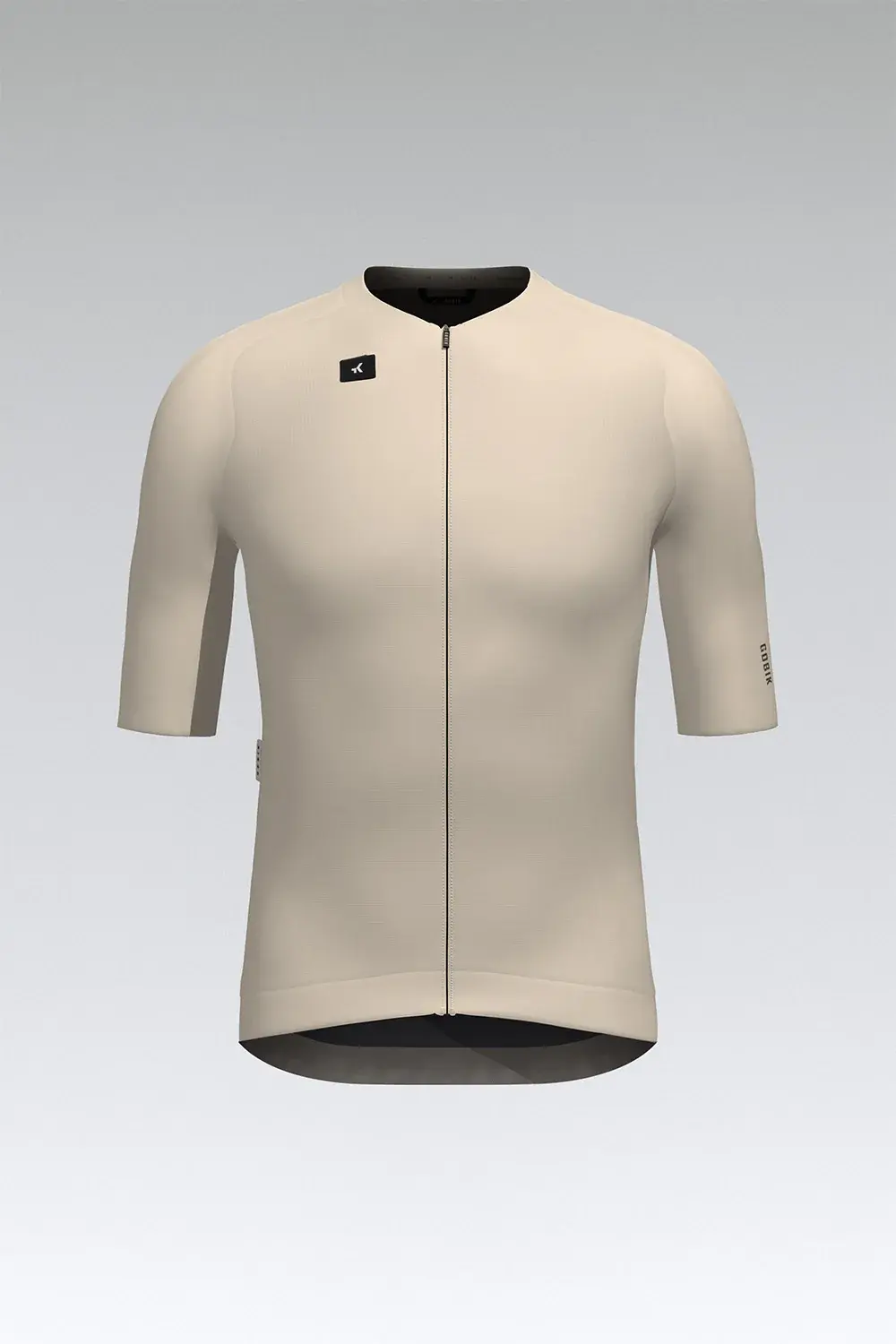 Gobik CX Solid Fietsshirt Korte Mouwen Beige